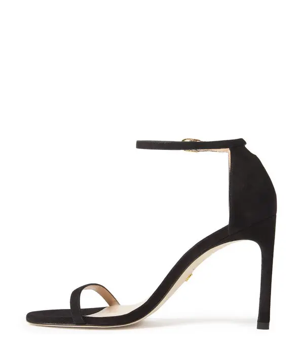 STUART WEITZMAN Single-strap Stiletto Sandals - Black
