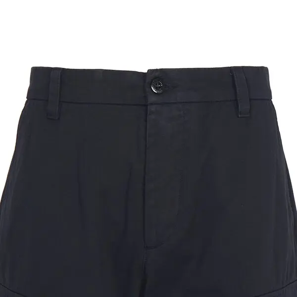 C.P. COMPANY Sateen Cargo Pants - Black