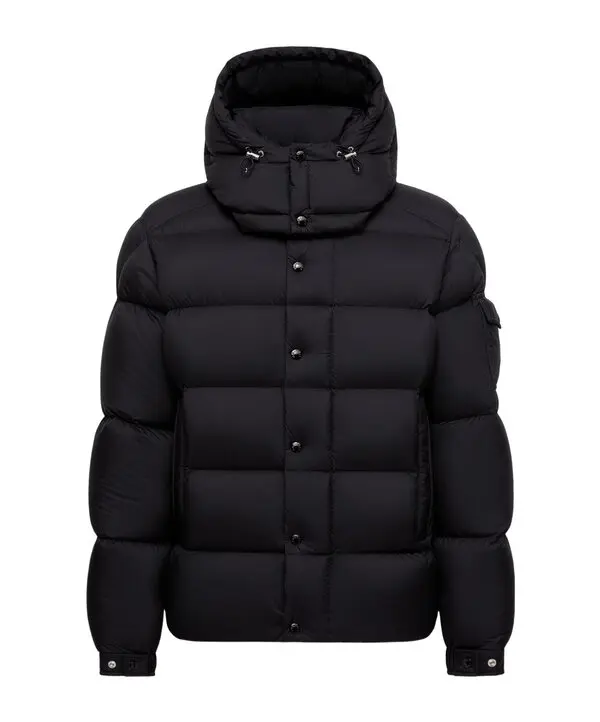 Moncler Maya Hooded Puffer Jacket - Black