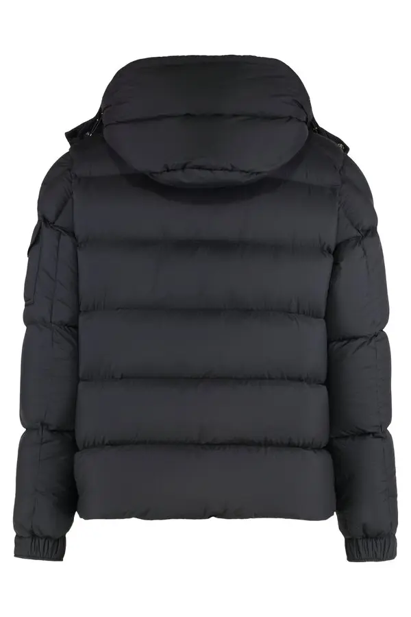 Moncler Maya Hooded Puffer Jacket - Black