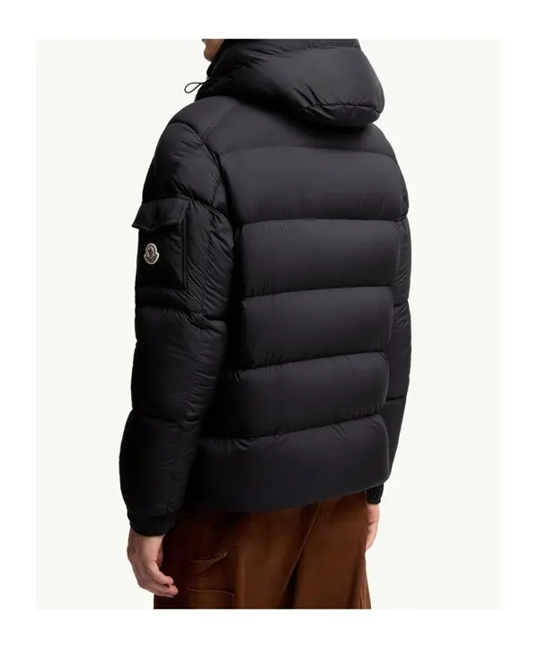 Moncler Maya Hooded Puffer Jacket - Black