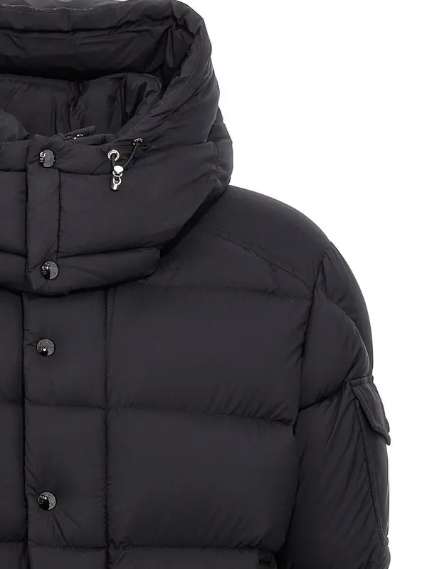 Moncler Maya Hooded Puffer Jacket - Black