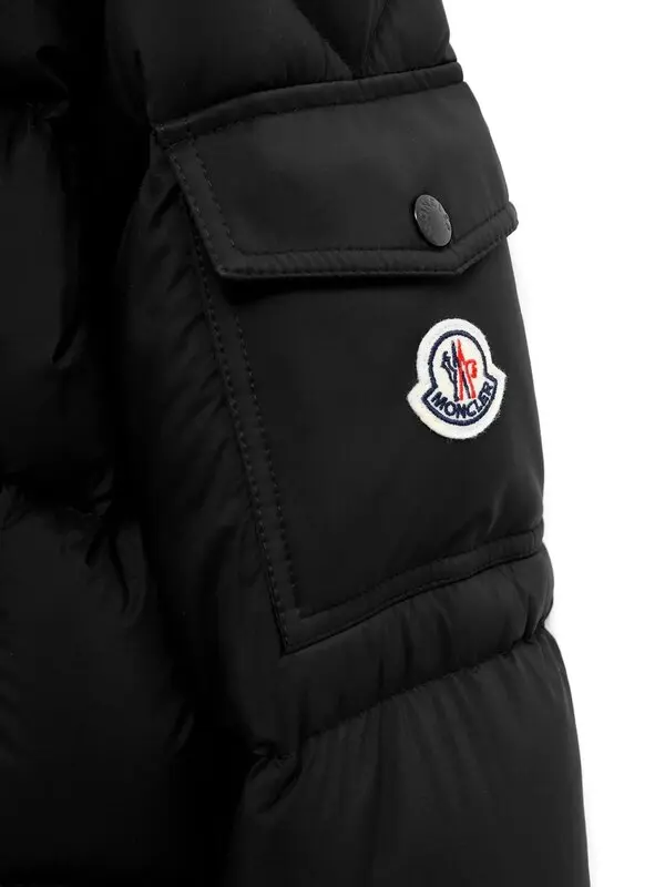 Moncler Maya Hooded Puffer Jacket - Black