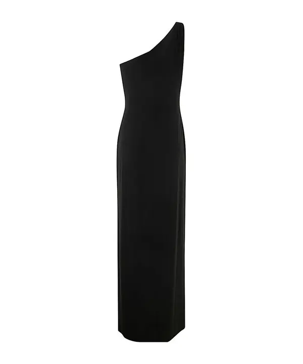 Ralph Lauren Embellished One-shoulder Maxi Dress