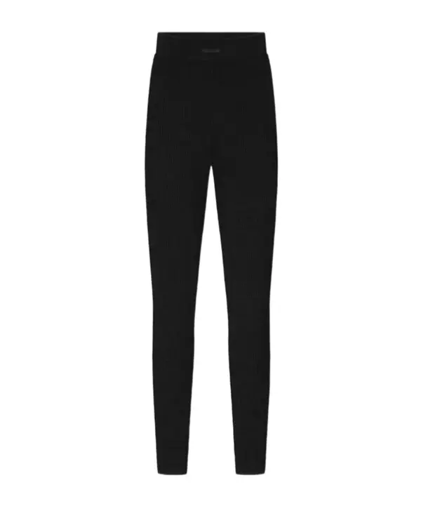 Fear Of God Skinny Cut Waffle Knit Leggings - Black