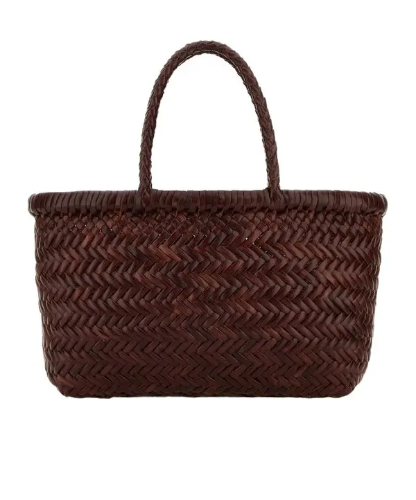 Dragon Diffusion Flat Gora Mini Tote Bag - Brown