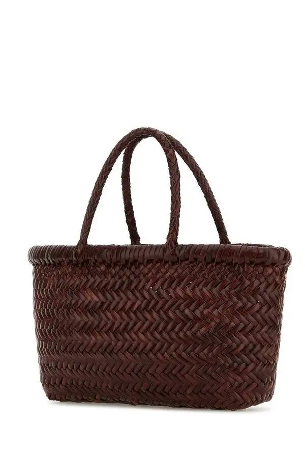 Dragon Diffusion Flat Gora Mini Tote Bag - Brown