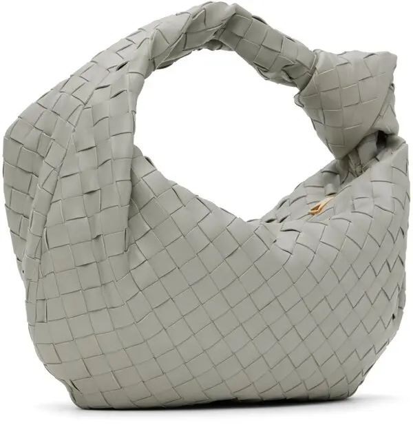 Bottega Veneta Teen Jodie Tote Bag - Gray