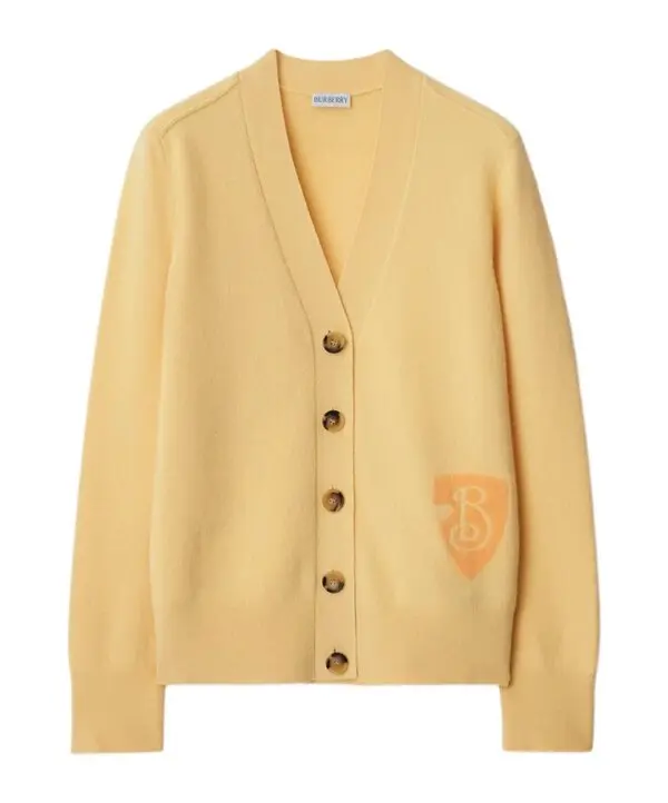 Burberry B-shield Knitted Cardigan
