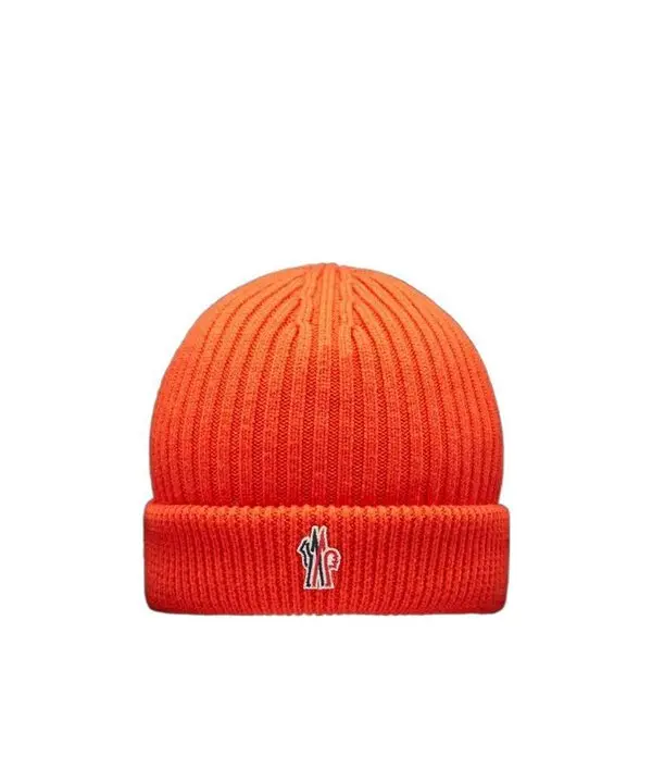 Moncler Down-filled Wool Beanie - Red