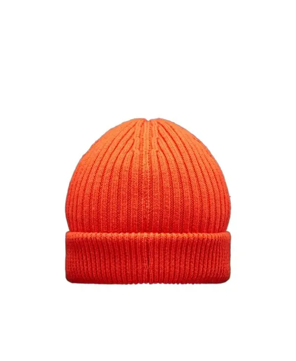 Moncler Down-filled Wool Beanie - Red