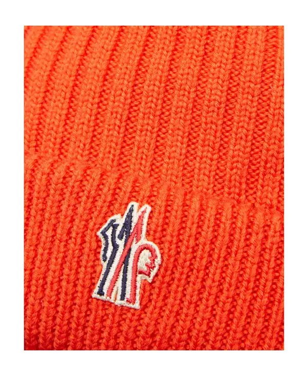 Moncler Down-filled Wool Beanie - Red
