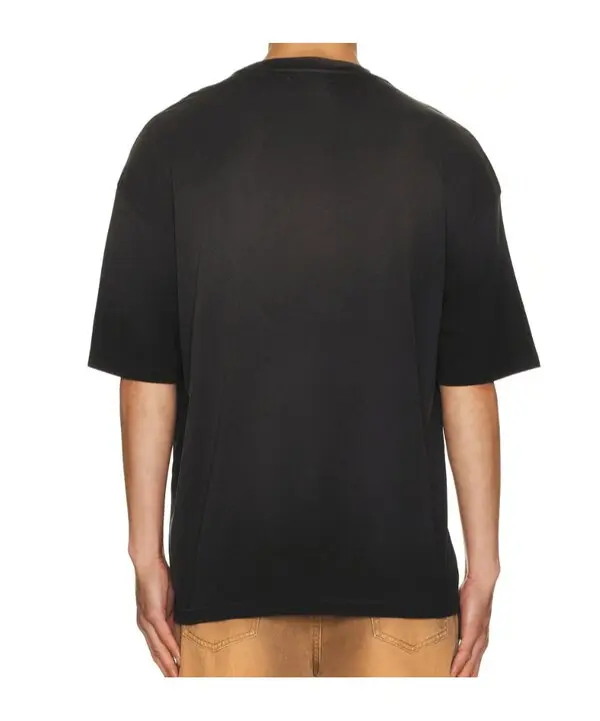 Amiri Spliced Logo Crewneck T-shirt