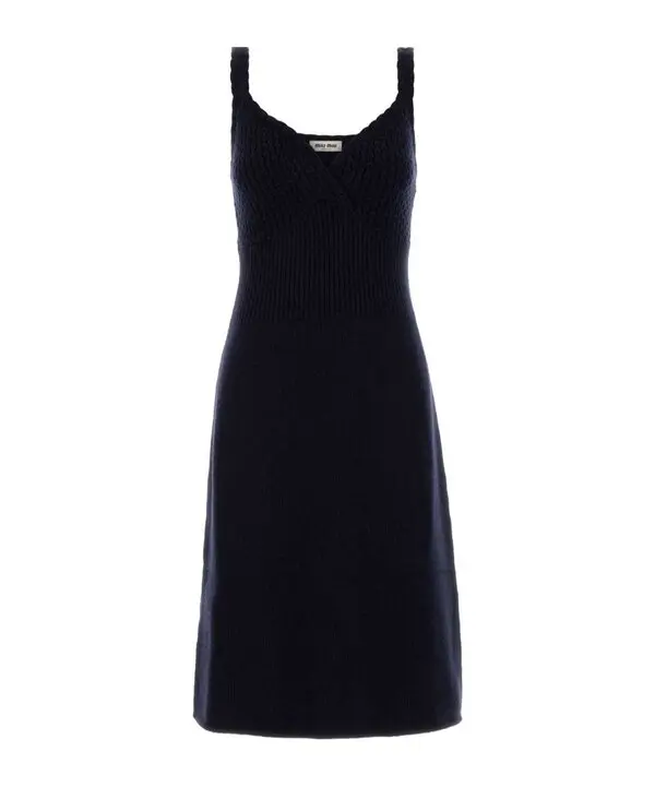 Miu Miu Sleeveless Knitted Dress
