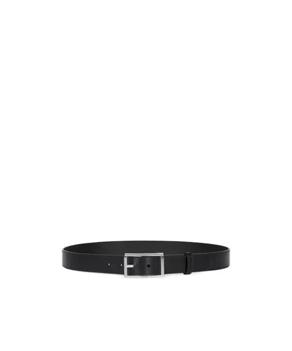 Gucci Rectangular Buckle Waist Belt - Black
