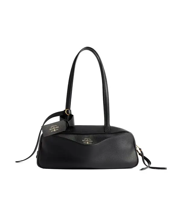 Balenciaga Carrie Small Bowling Bag - Black