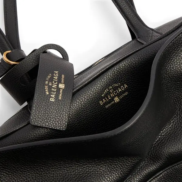 Balenciaga Carrie Small Bowling Bag - Black