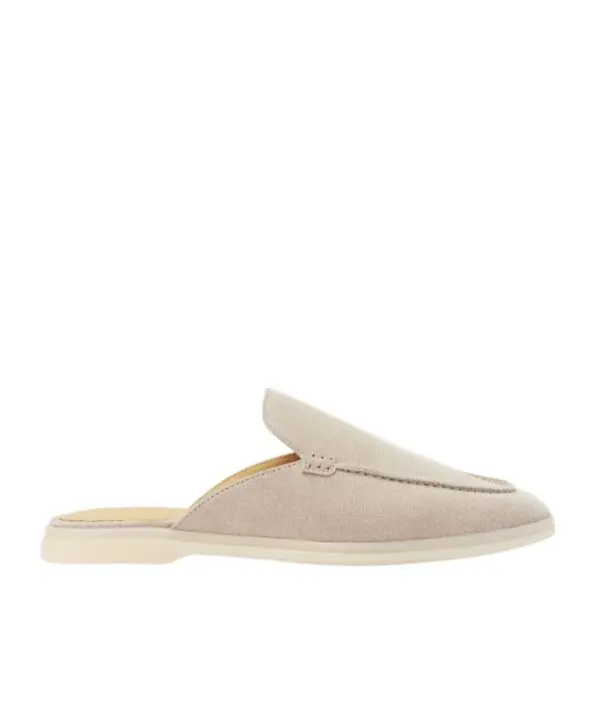 SCAROSSO Lucrezia Slip-on Mules In Suede