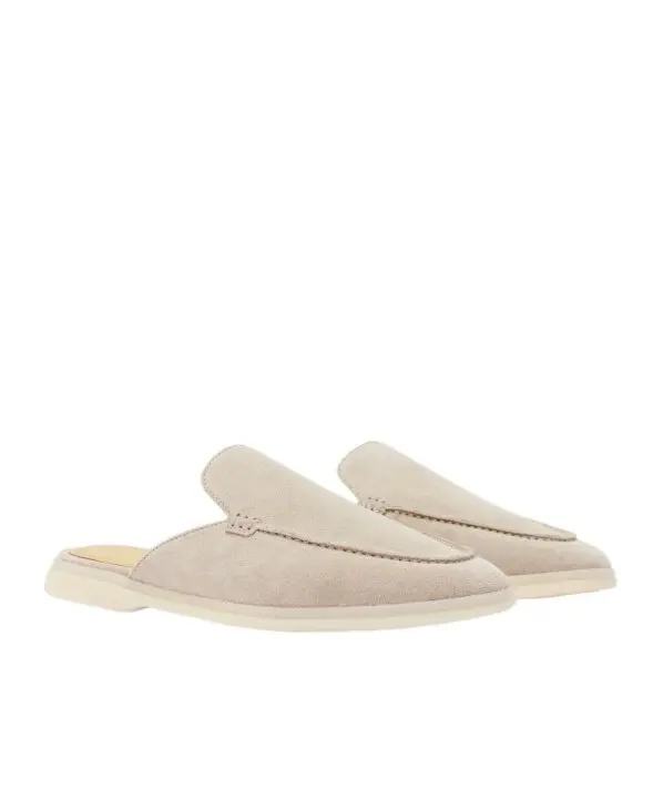SCAROSSO Lucrezia Slip-on Mules In Suede