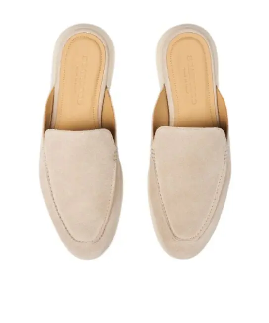 SCAROSSO Lucrezia Slip-on Mules In Suede