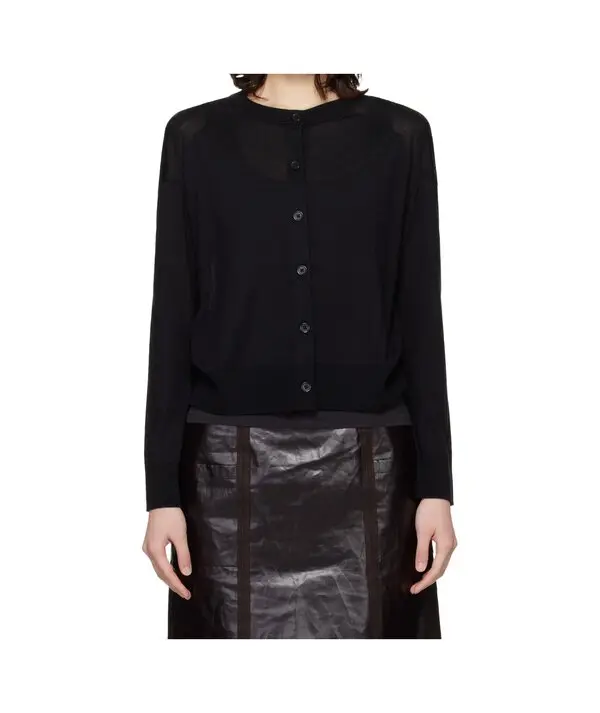 Loulou De Saison Rib-knit Cardigan With Button Closure