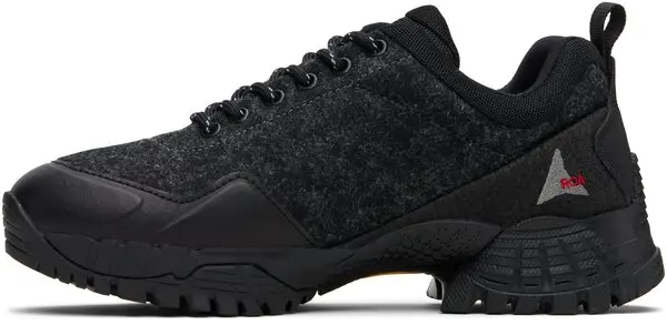 ROA Lace-up Low-top Sneakers With Vibram Megagrip Sole - Gray/black