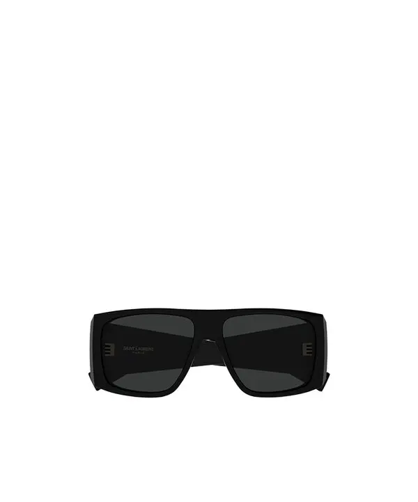 Saint Laurent Rectangle-frame Sunglasses - Black