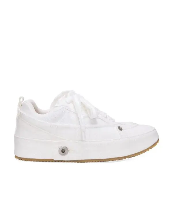 Loewe Deconstructed Denim Patchwork Sneakers