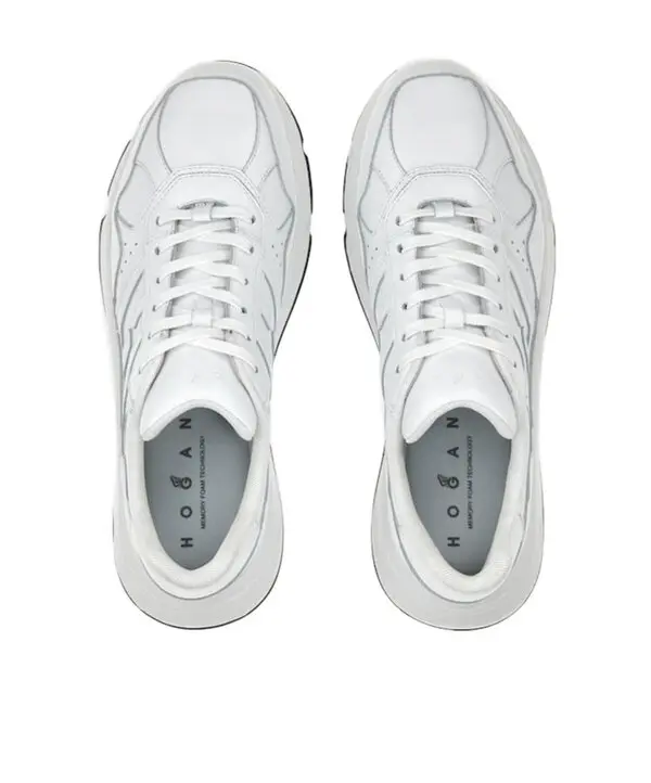 Hogan Hyperlight Lace-up Sneakers - White