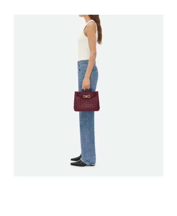 Bottega Veneta Andiamo Small Tote Bag - Red