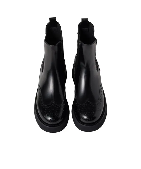 Miu Miu Round Toe Chelsea Boots