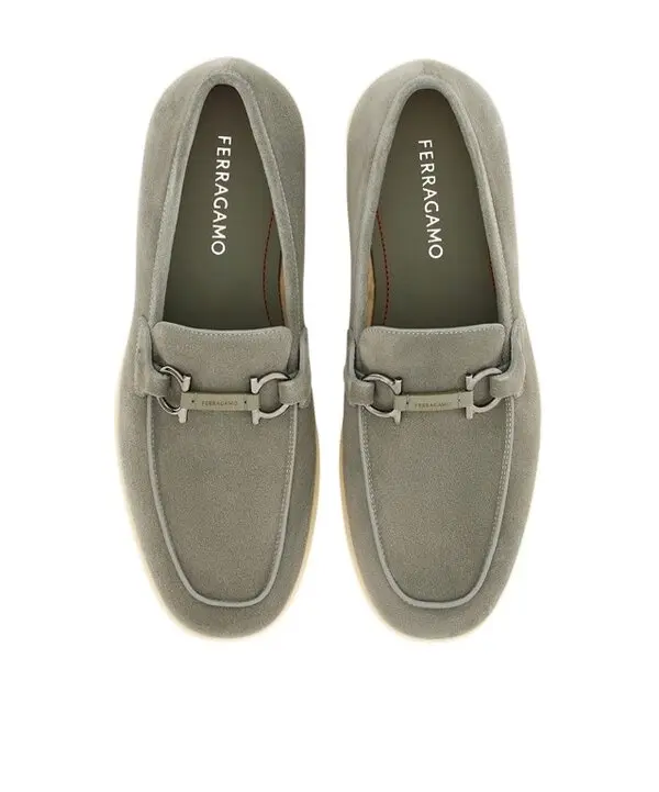 FERRAGAMO Gancini Slip-on Loafers