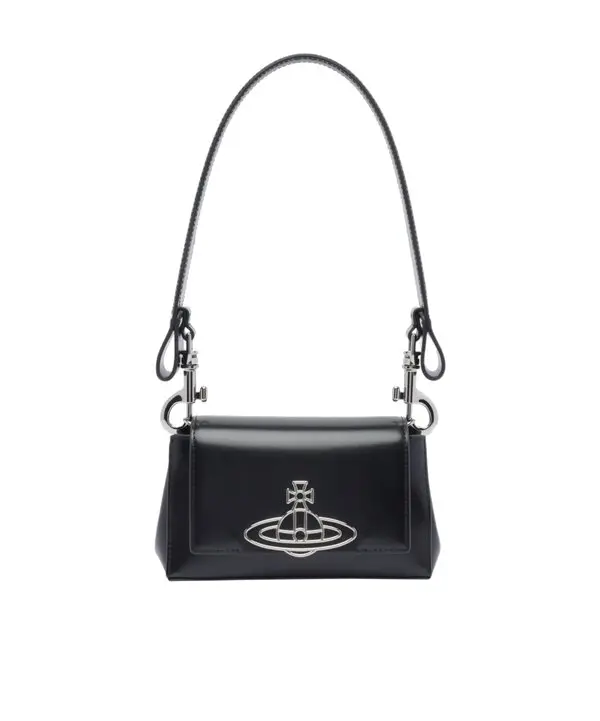 VIVIENNE WESTWOOD Hazel Small Shoulder Bag - Black