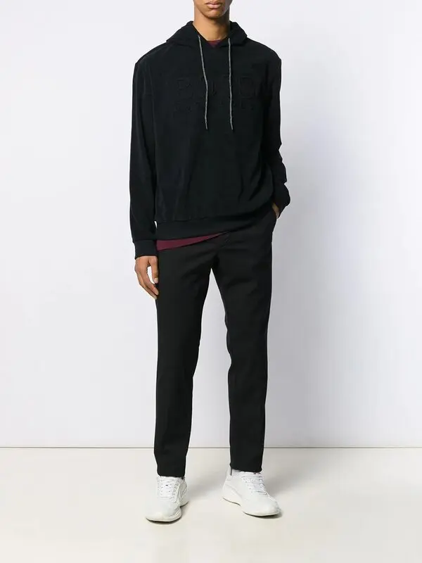 Hugo Boss Straight-leg Stretch-cotton Trousers