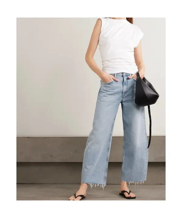 AGOLDE Beth Draped T-shirt