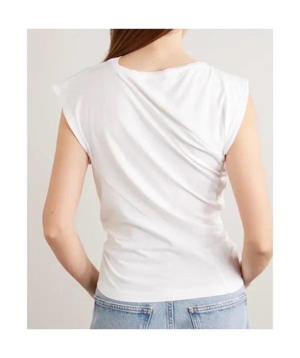 AGOLDE Beth Draped T-shirt