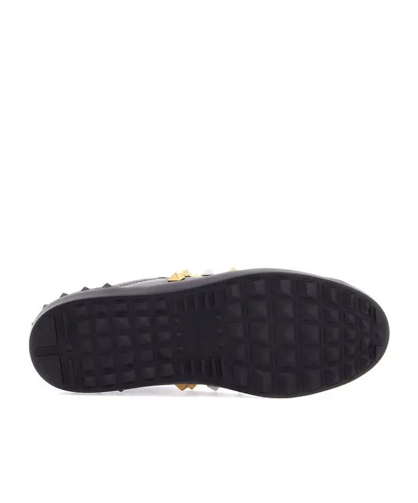 Valentino Garavani Rockstud Untitled Lace-up Sneakers - Black