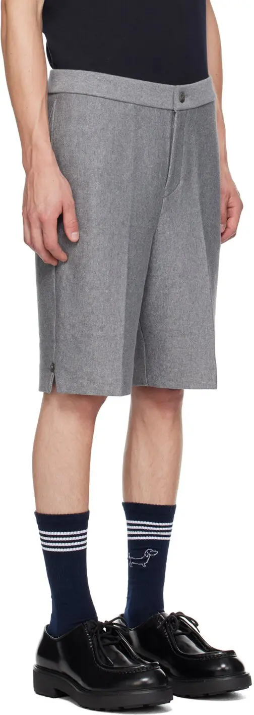 Thom Browne Cotton Shorts With Signature Striping