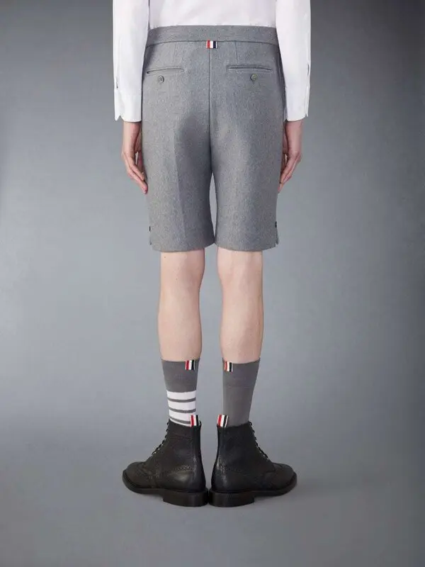 Thom Browne Cotton Shorts With Signature Striping