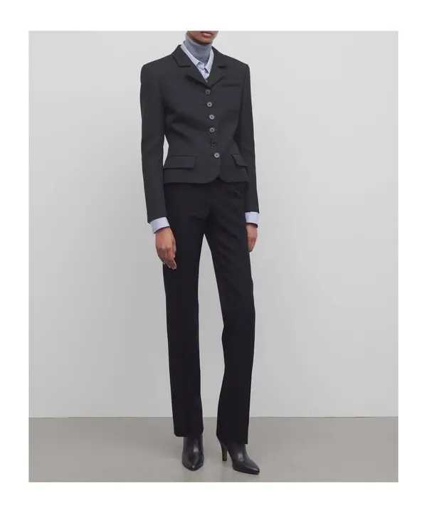 THE ROW Jesse Mid-waist Pleated Trousers