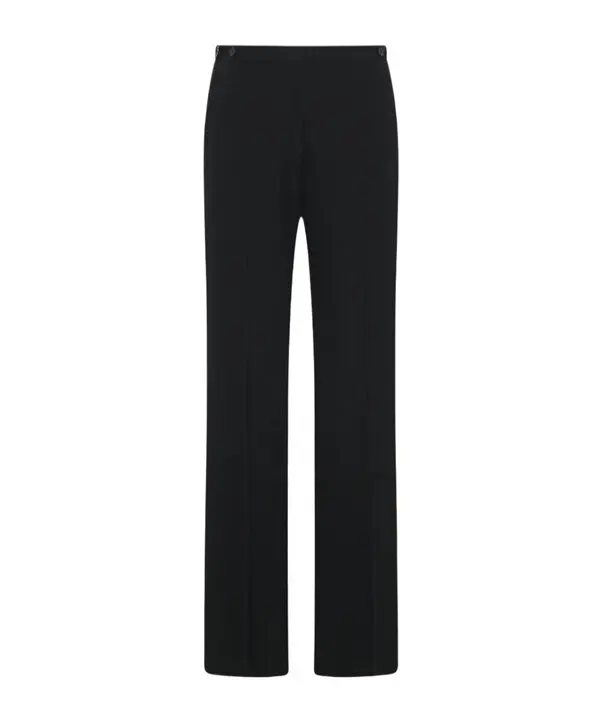 THE ROW Jesse Slim Cut Trousers - Black