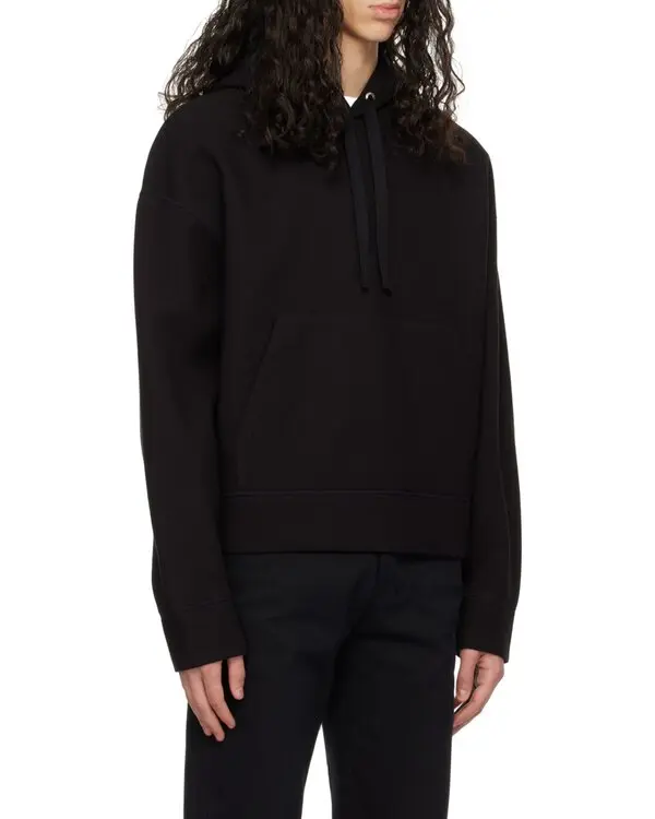 AMI Paris Drop Shoulder Drawstring Hoodie