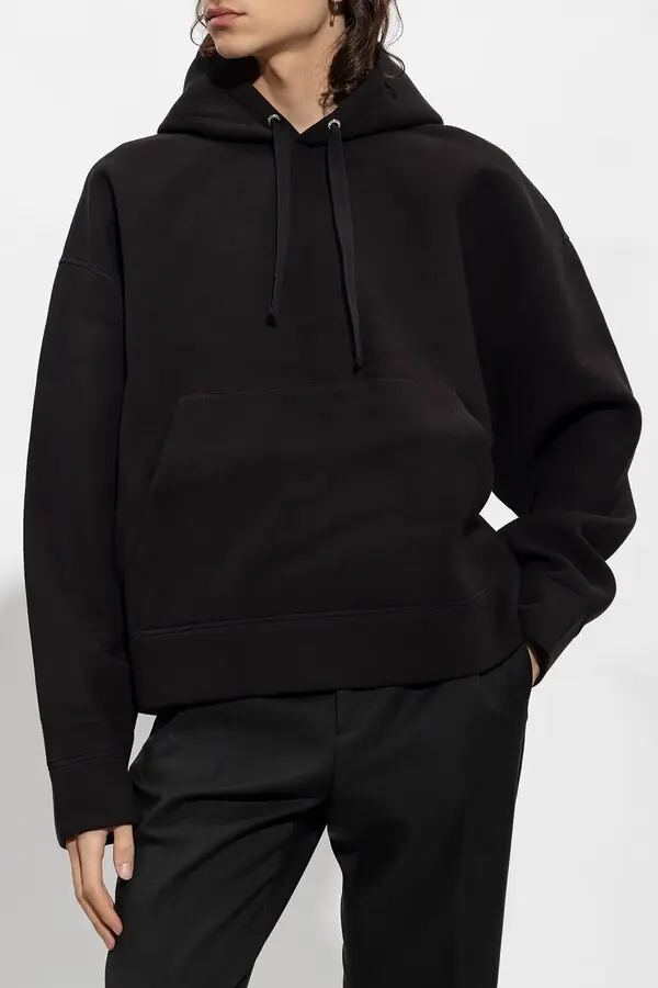 AMI Paris Drop Shoulder Drawstring Hoodie