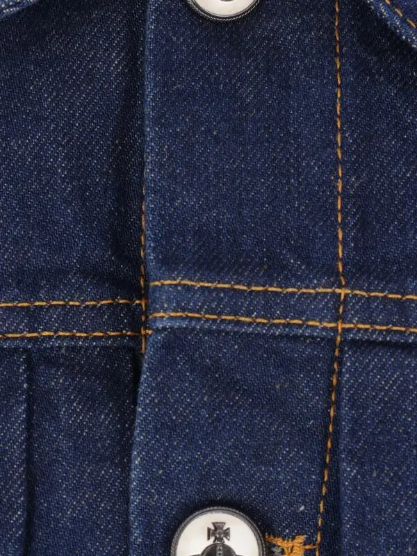 VIVIENNE WESTWOOD Cropped Marlene Jacket - Indigo