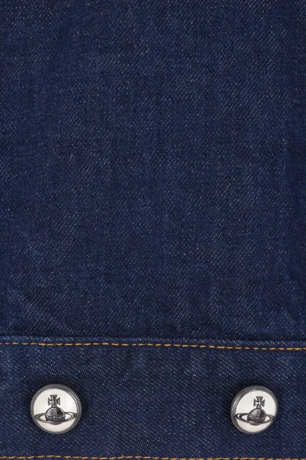 VIVIENNE WESTWOOD Cropped Marlene Jacket - Indigo