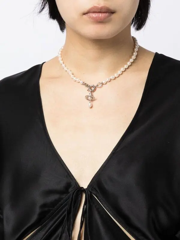 VIVIENNE WESTWOOD Pearl Embellishment Necklace