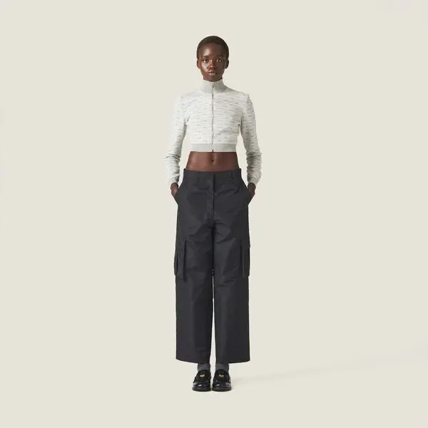 Miu Miu Technical Fabric Cargo Pants