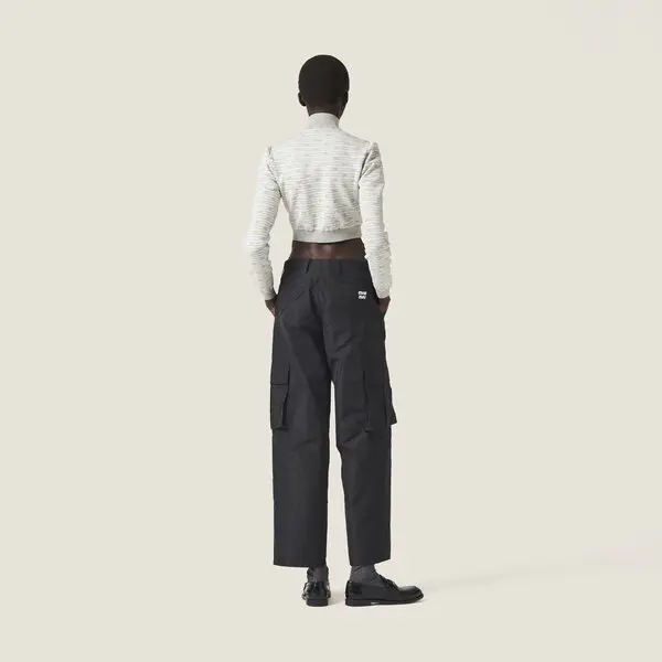 Miu Miu Technical Fabric Cargo Pants