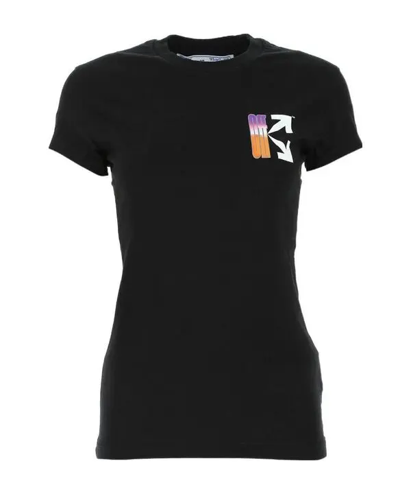 Off-White Gradient Arrows Logo T-shirt - Black