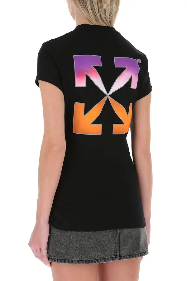 Off-White Gradient Arrows Logo T-shirt - Black
